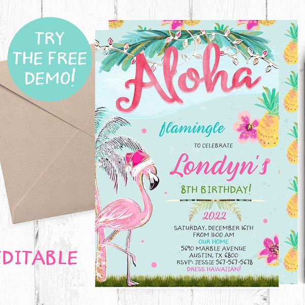 Winter Luau Party - Etsy
