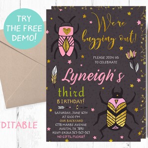 Bugs Invitations, Bugs Invitation, We Are Bugging Out, Bugs Invites ...