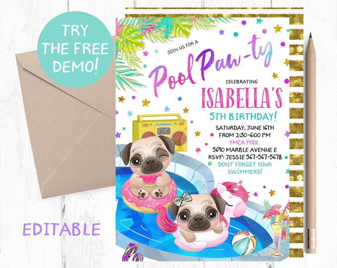 Pug Cupcake Toppers 12 Pieces - Etsy