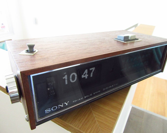 Sony FM-AM Solid State Digimatic Clock Radio 8FC-69WA - Etsy