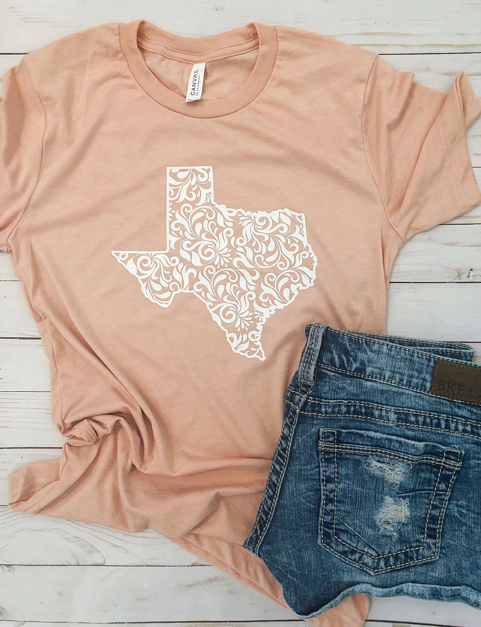 Texas Shirt/texas Floral Shirt/texas Design/womens Texas - Etsy