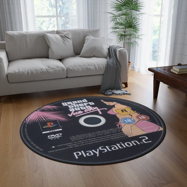 Gta Disc Rug - Etsy