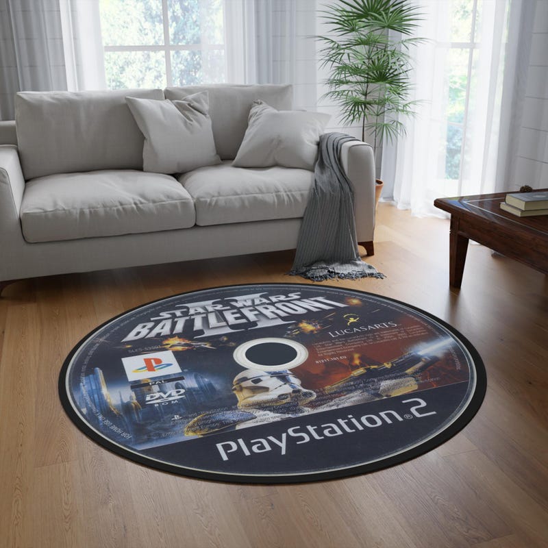 Game Disc Rug - Etsy