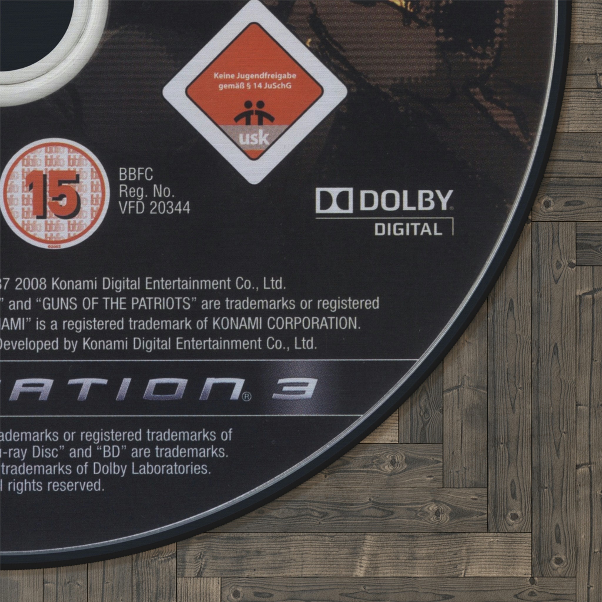 Metal Gear Solid 4 MGS4 Guns of the Patriots MGS Playstation 3 PS3 ...