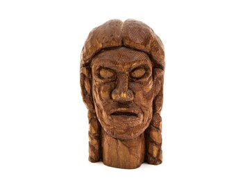 Native American Wood Mask - Etsy