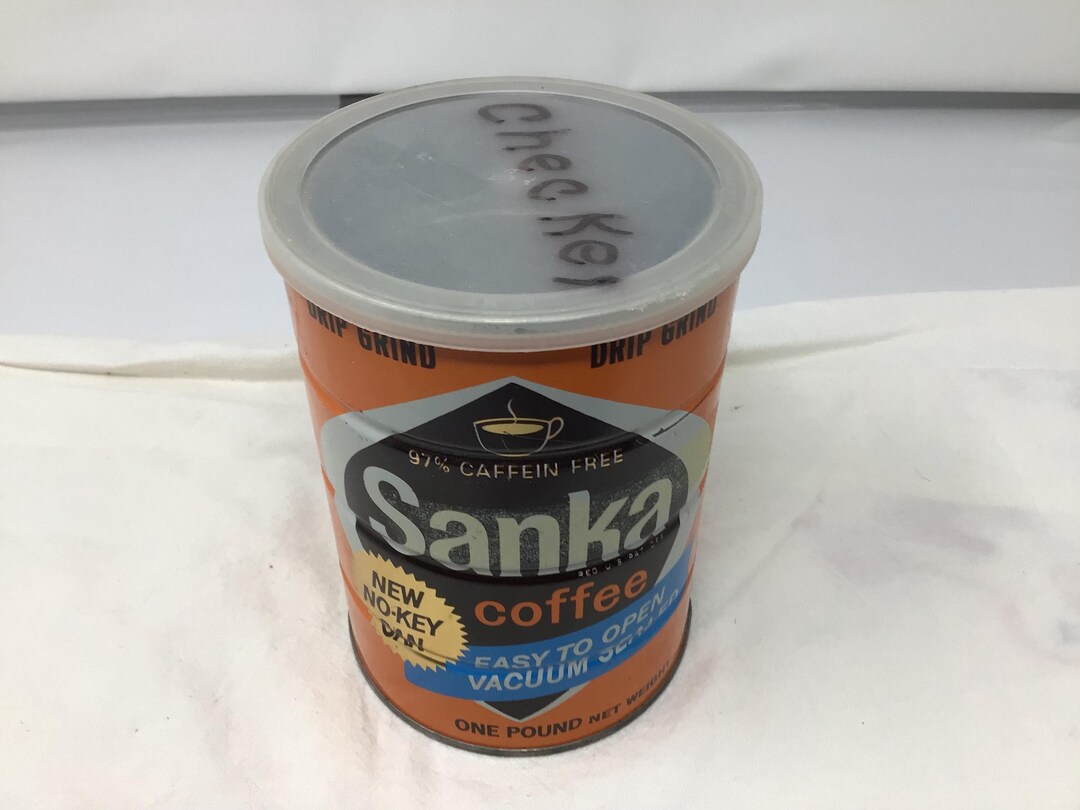 Sanka One Pound Coffee Can (C4) - Etsy