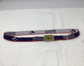 Leather Mickey Mouse Belt - Etsy