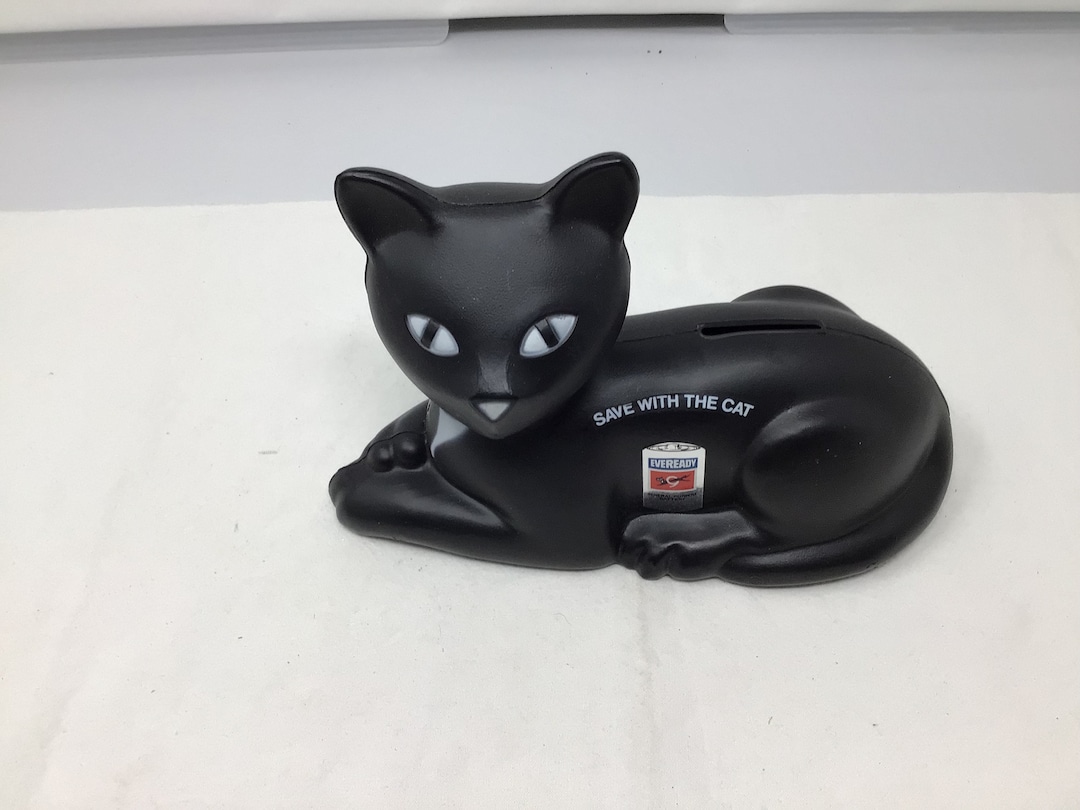 Plastic Cat Bank Eveready Battery Advertising (C3) - Etsy