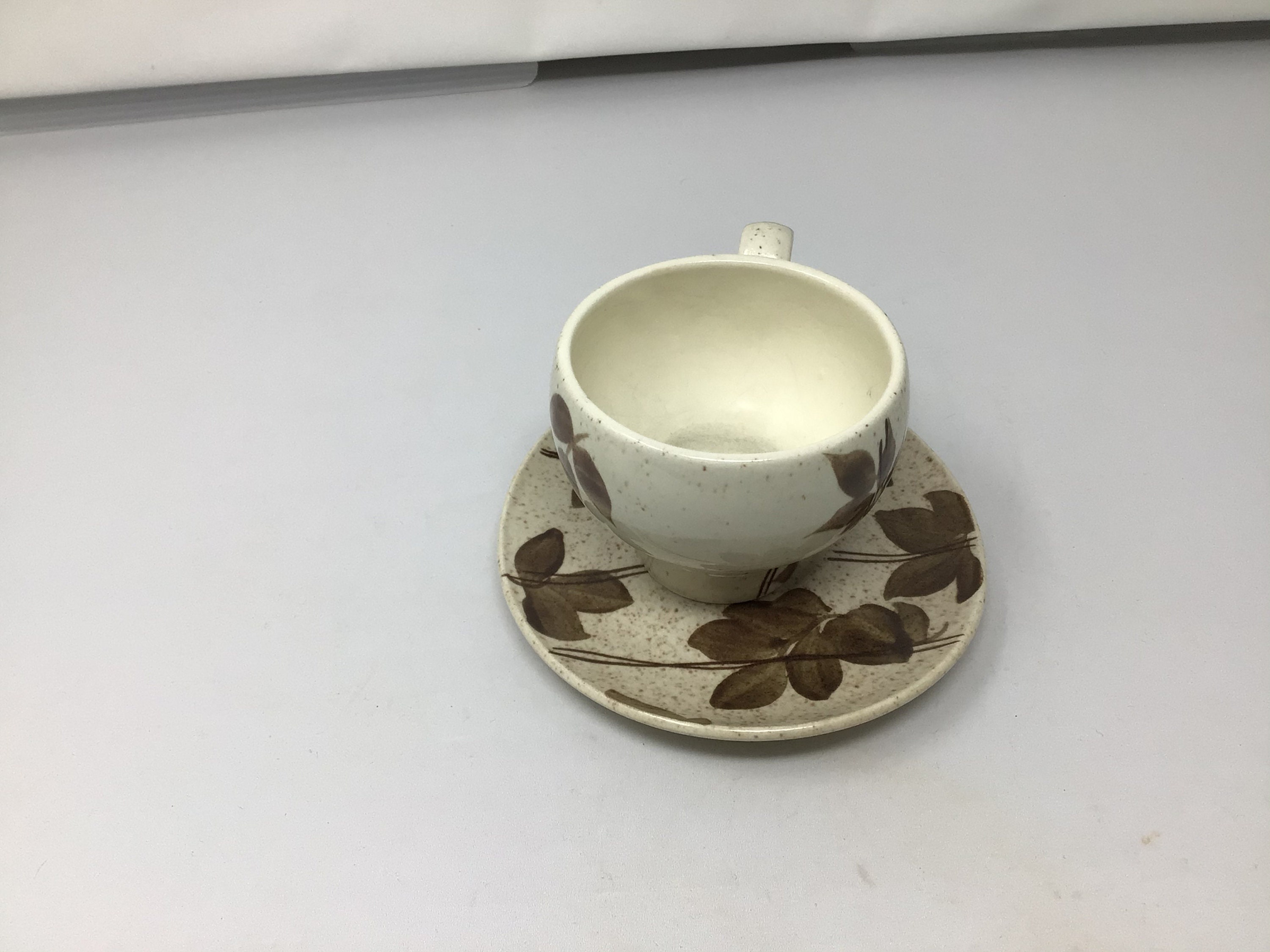 Red Wing Tampico Cup and Saucer - Etsy