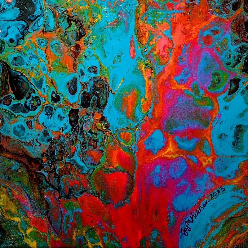 Flow Art Painting - Etsy