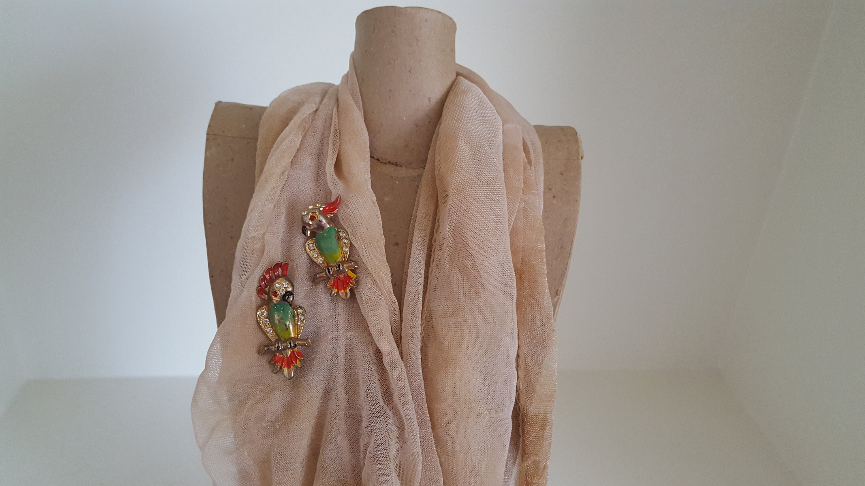 Parrot Pin, Bird Scatter Pins, Margaritaville Brooch, Jimmy Buffett ...