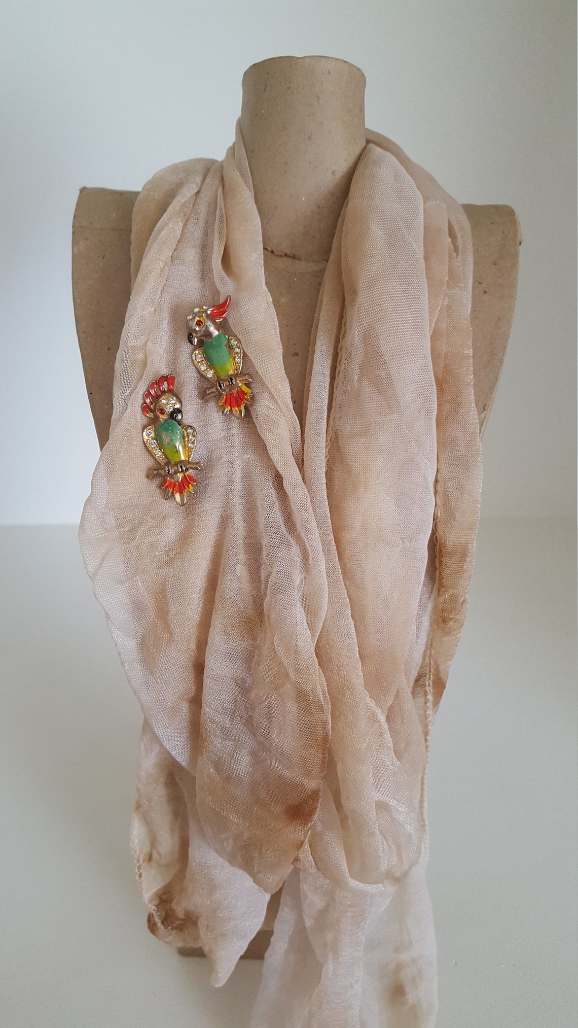 Parrot Pin, Bird Scatter Pins, Margaritaville Brooch, Jimmy Buffett ...