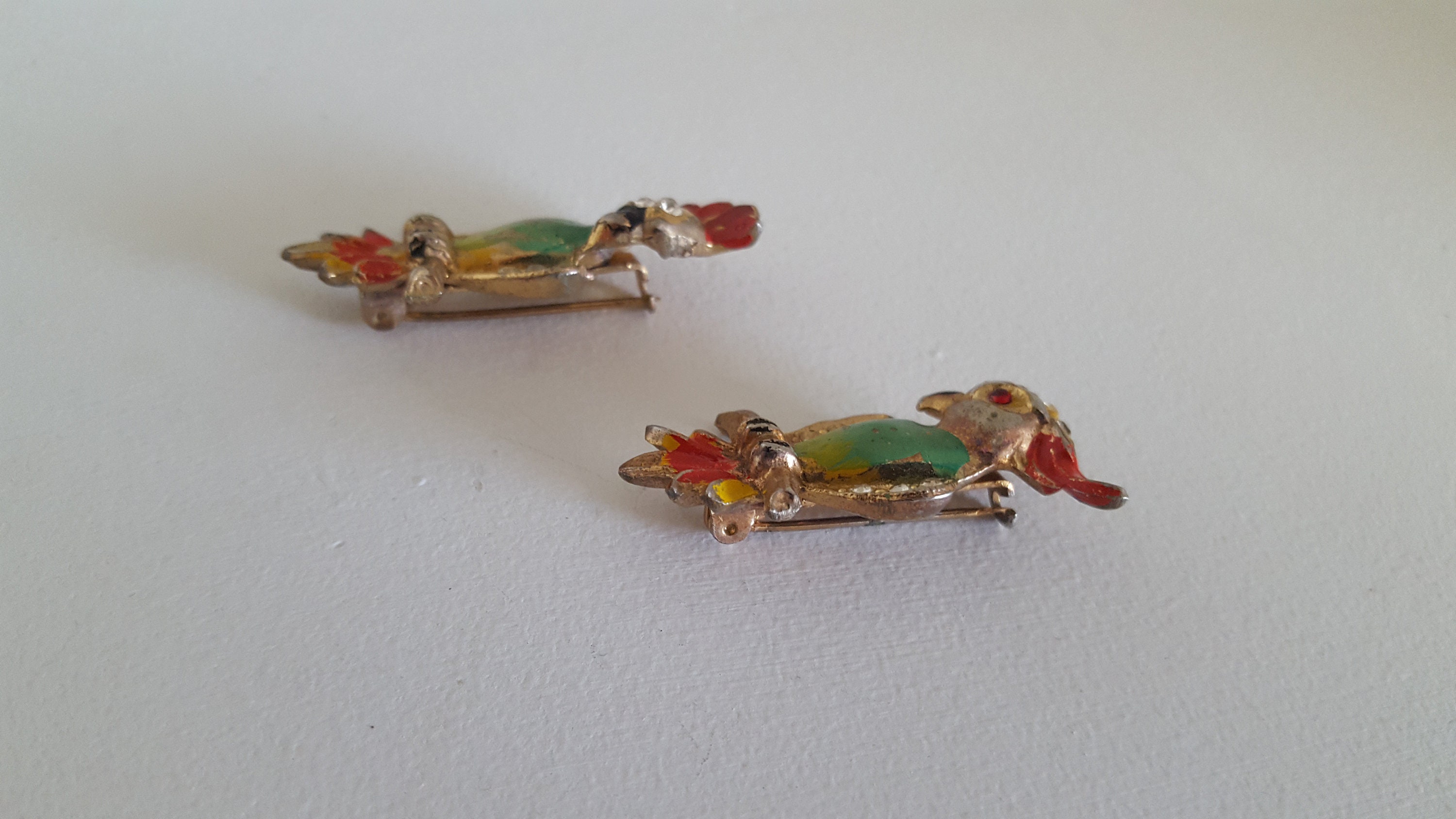 Parrot Pin, Bird Scatter Pins, Margaritaville Brooch, Jimmy Buffett ...