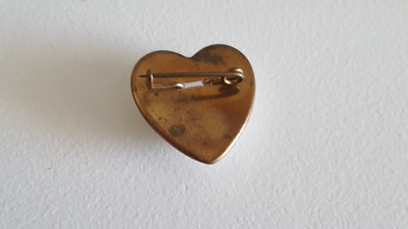 Plastic Heart Brooch Pin Vintage White Heart Inexpensive - Etsy