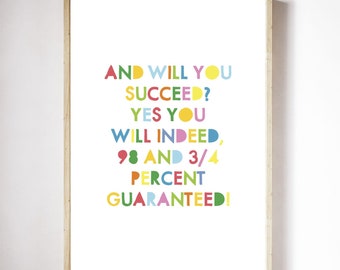 Dr seuss poster | Etsy