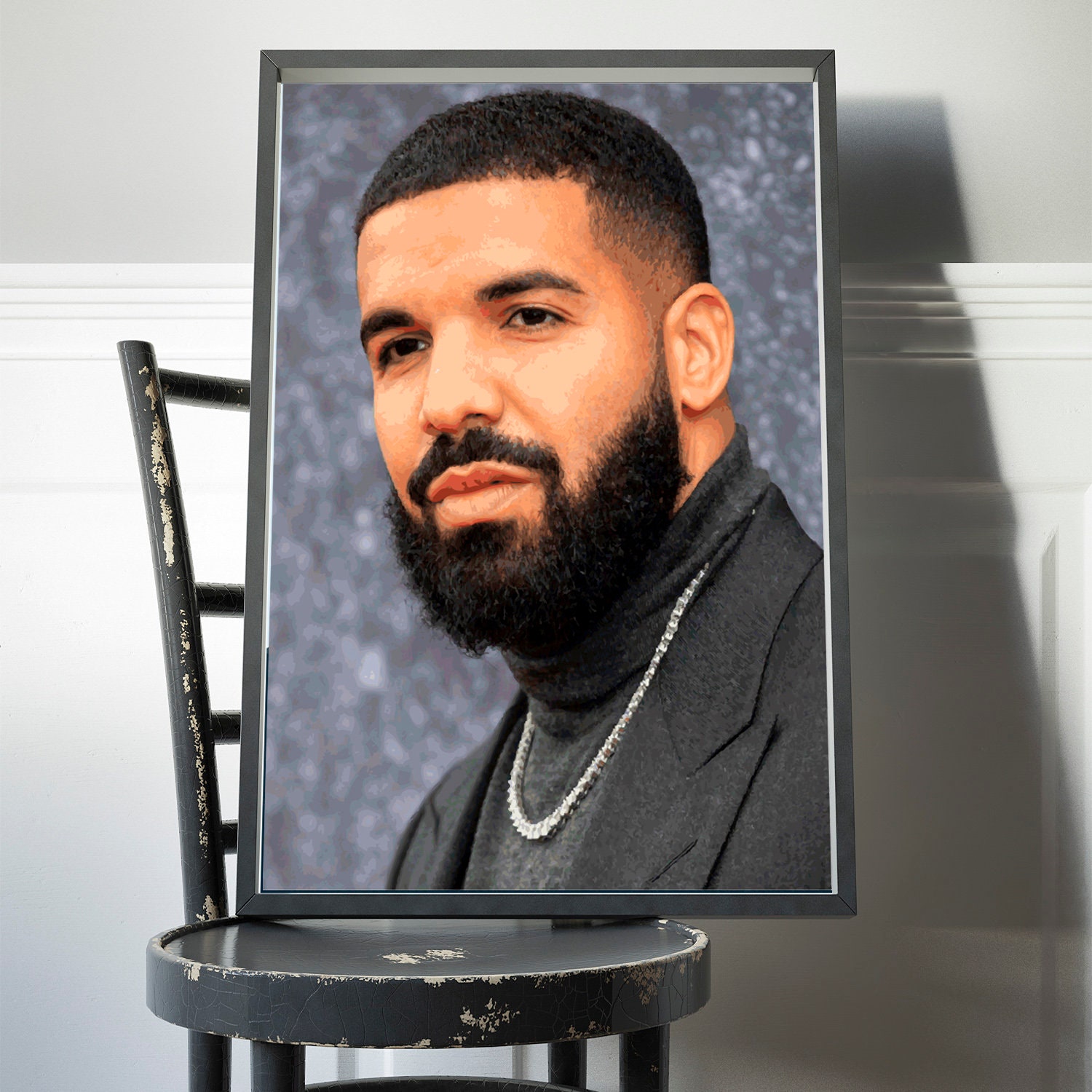 Drake Poster Print Hip-Hop Rapper Music Artist Illustration | Etsy