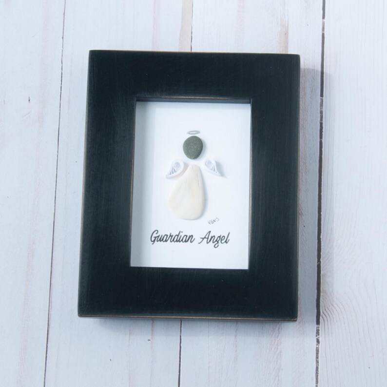 Guardian Angel (various) Seaglass Angel, Seaglass Art, Shell Angel ...