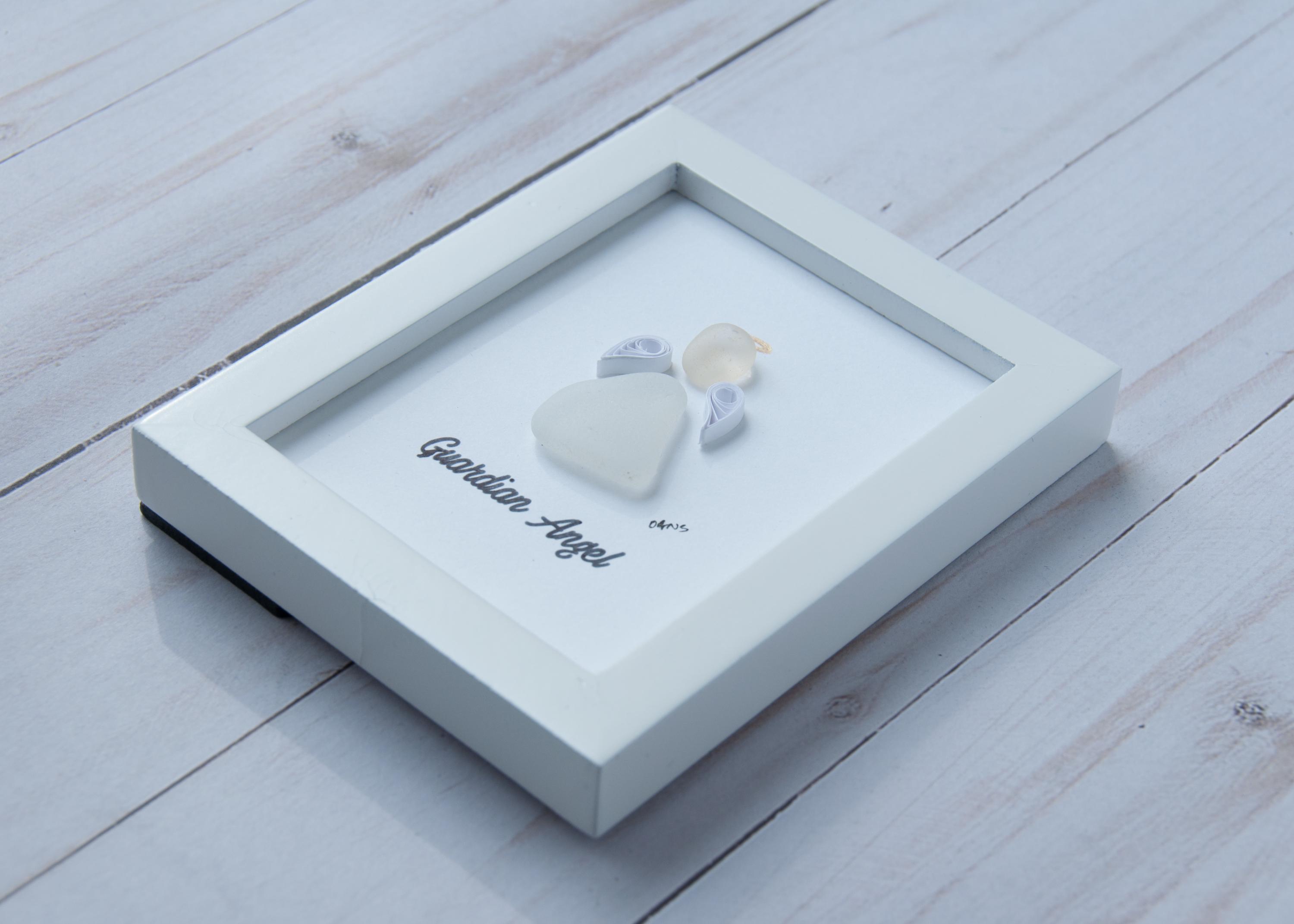 Guardian Angel (various) Seaglass Angel, Seaglass Art, Shell Angel ...