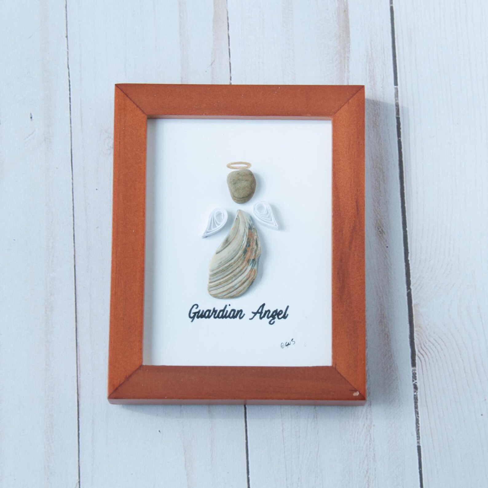 Guardian Angel (various) Seaglass Angel, Seaglass Art, Shell Angel ...