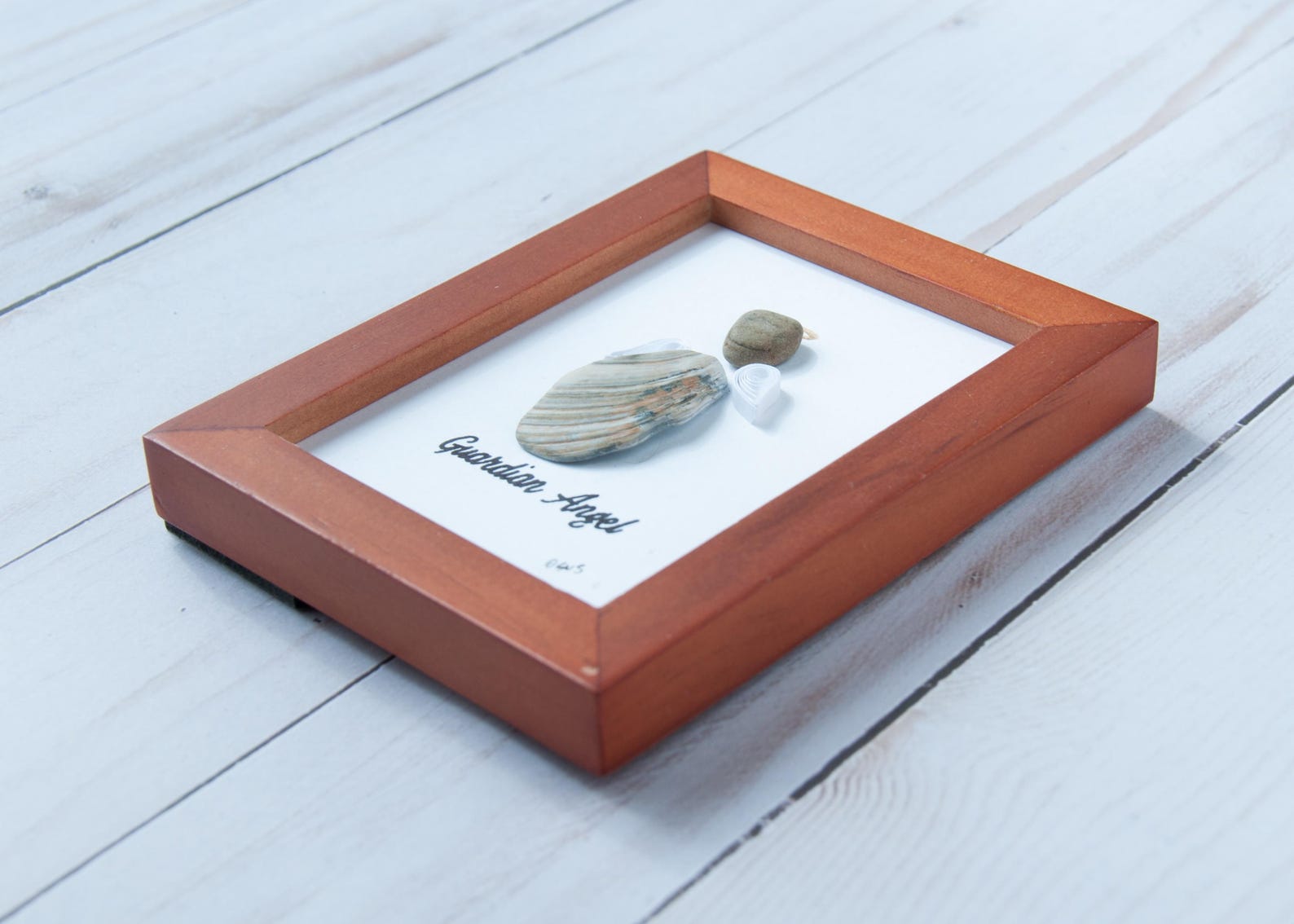 Guardian Angel (various) Seaglass Angel, Seaglass Art, Shell Angel ...