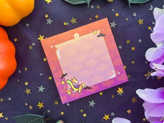 Candy Jar Sticky Note Spooky Halloween - Etsy