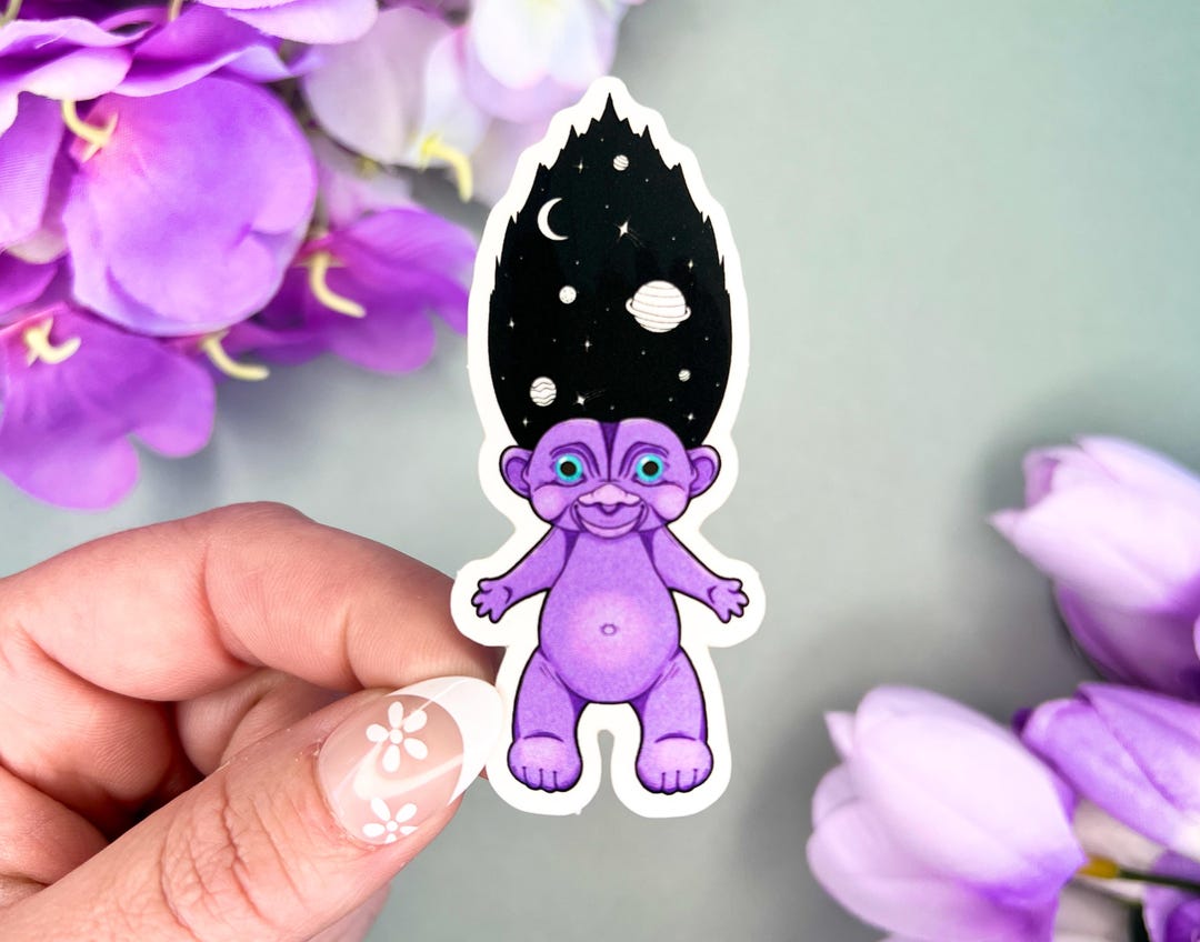 Sticker | Vinyl Sticker | Gift Idea | 90s Troll Sticker | Nostalgic Toy ...