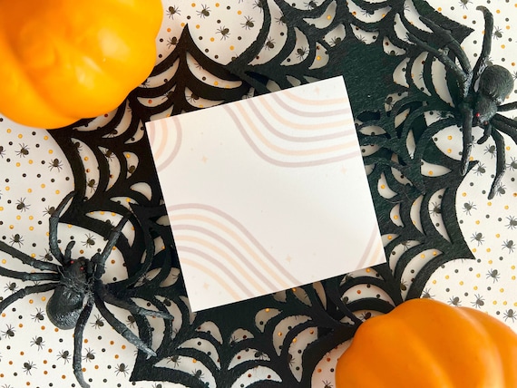Halloween Sticky Note Spooky Halloween - Etsy