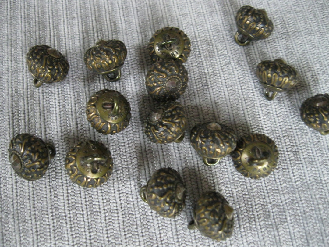 Victorian Antique Buttons Made in France / Fifteen 15 Buttons Available ...