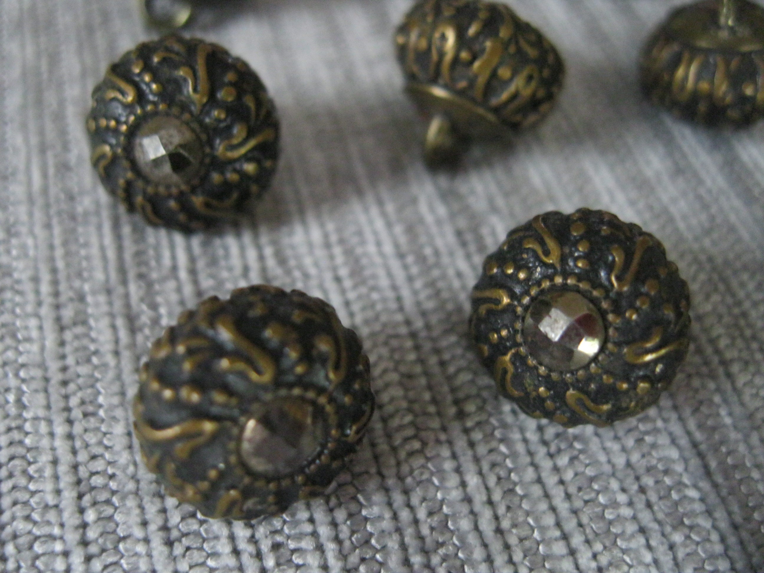 Victorian Antique Buttons Made in France / Fifteen 15 Buttons Available ...