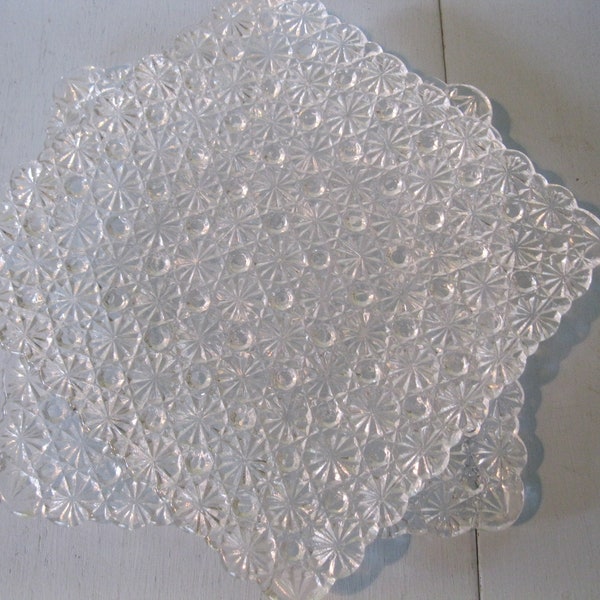 Vintage Glass Plates - Etsy