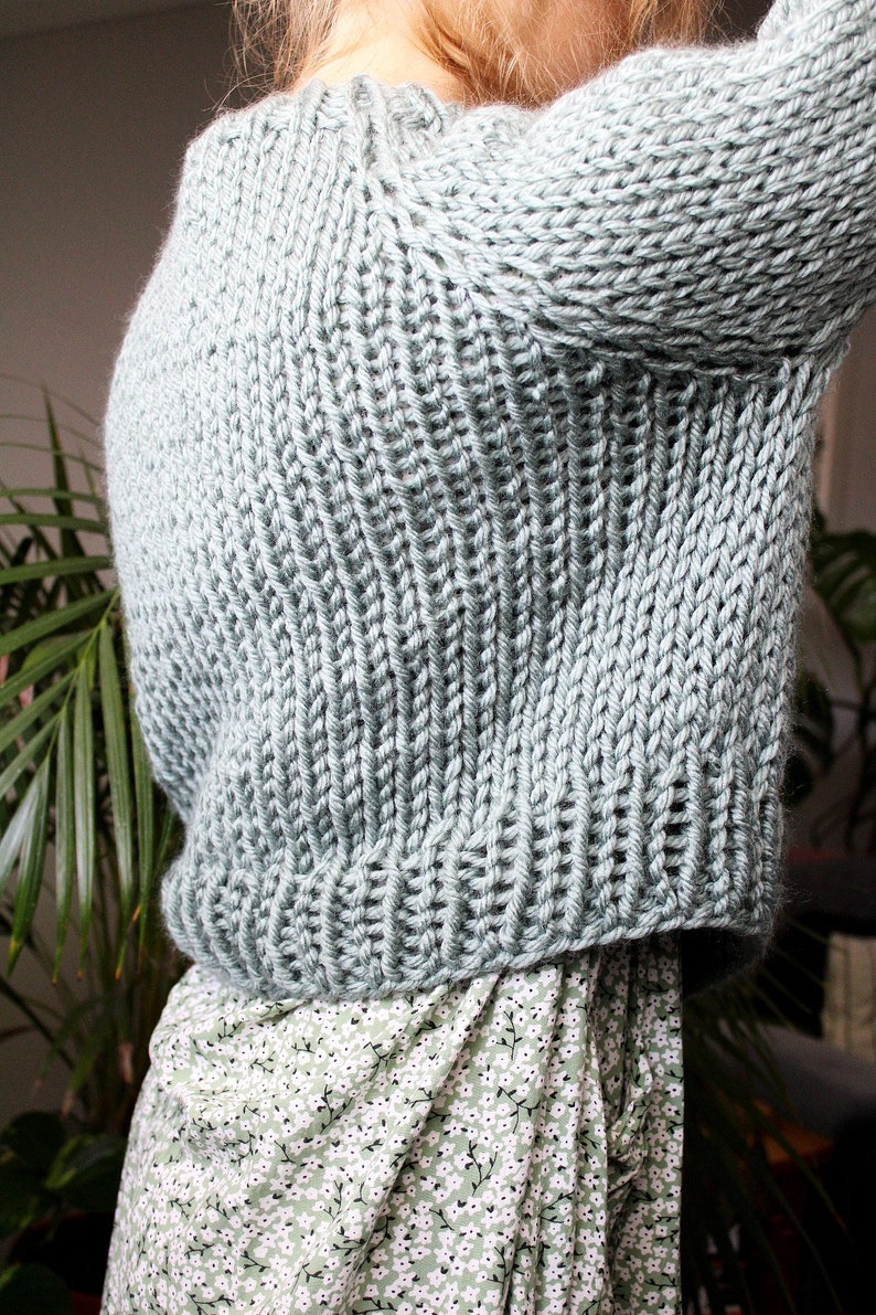 Super Chunky Jumper: KNITTING PATTERN Your New Favourite - Etsy UK