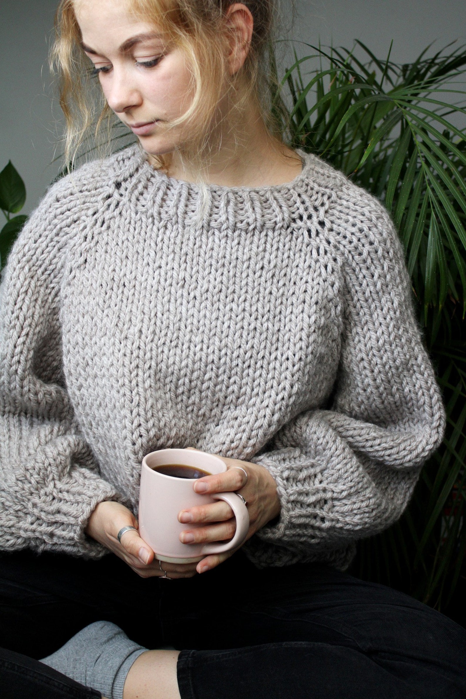 Super Chunky Jumper: KNITTING PATTERN Your New Favourite - Etsy UK
