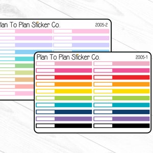 2005~~two Day Event Trackers Planner Stickers - Etsy