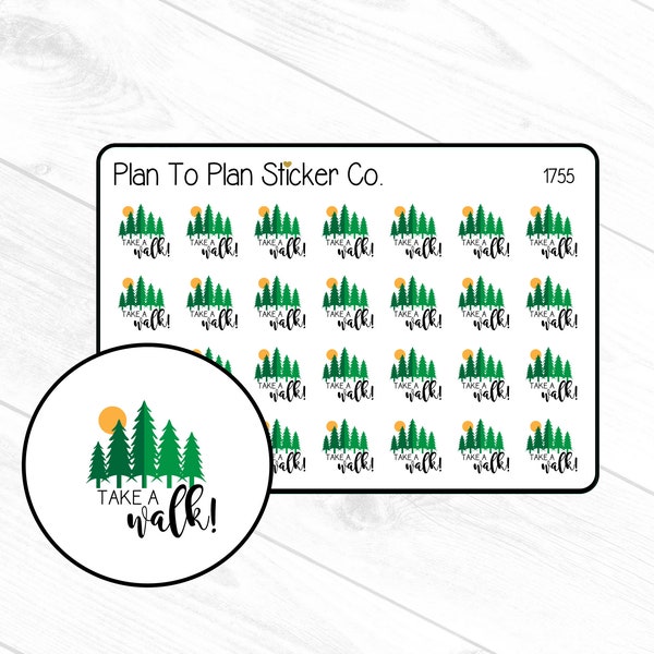 Walk Stickers - Etsy