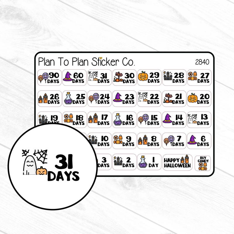 Halloween Countdown - Etsy