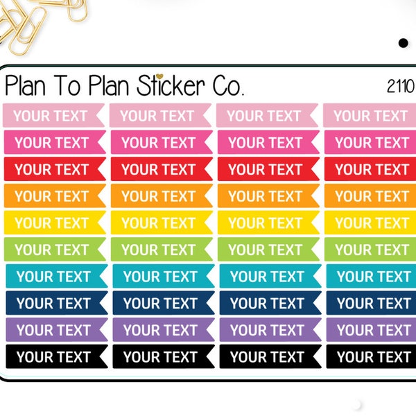 Planner Flags - Etsy