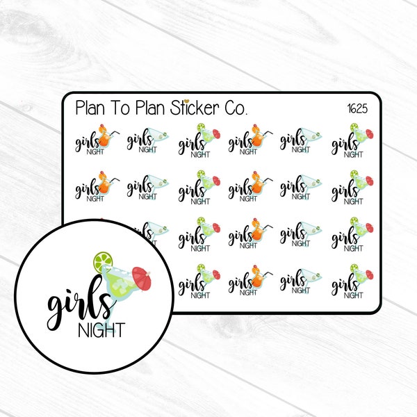Girls Night Stickers - Etsy