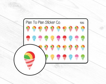 Summer Ice Cream Summertime Planner Stickers Weekly Kit to Be Used With ...
