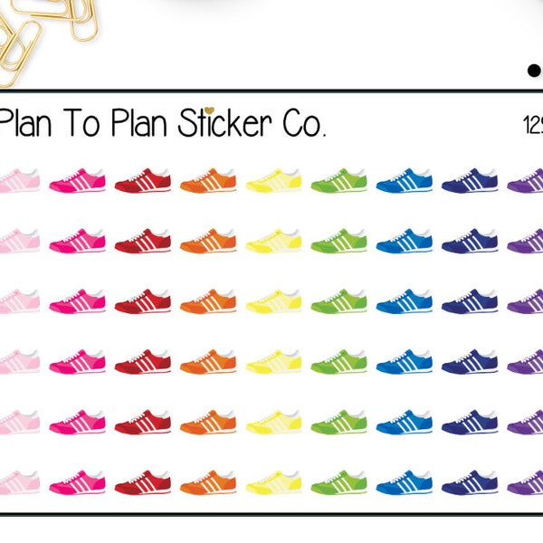 Tennis Shoe Stickers - Etsy