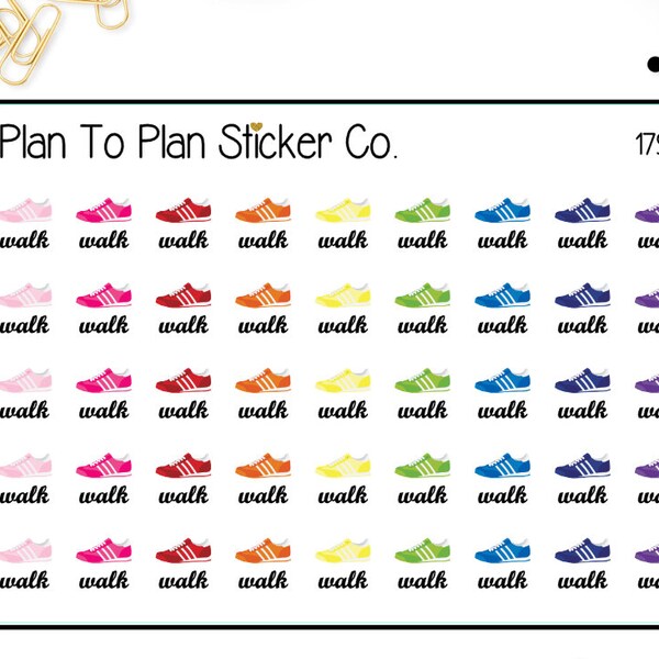 Walk Stickers - Etsy