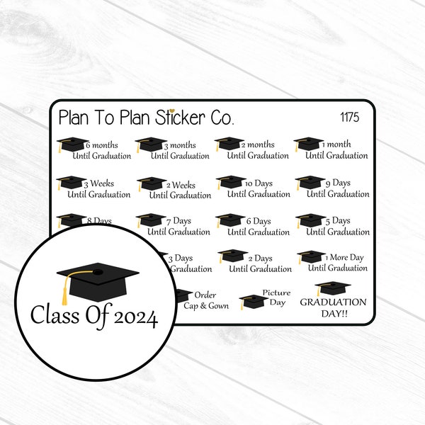 Graduation Stickers - Etsy