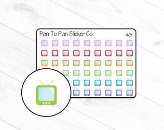 42 Cute Tv/programme Planner Stickers - Etsy