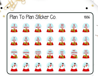 1024back to School Countdown Planner Stickers. | Etsy