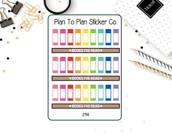 Planners on Shelf Stickers - Etsy