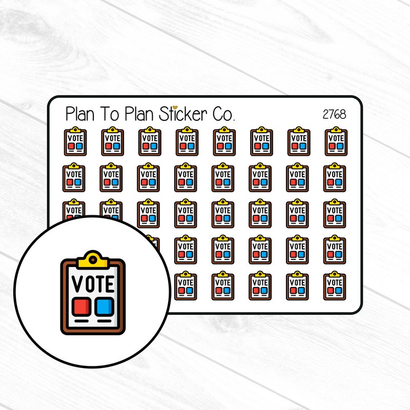 Vote Stickers - Etsy