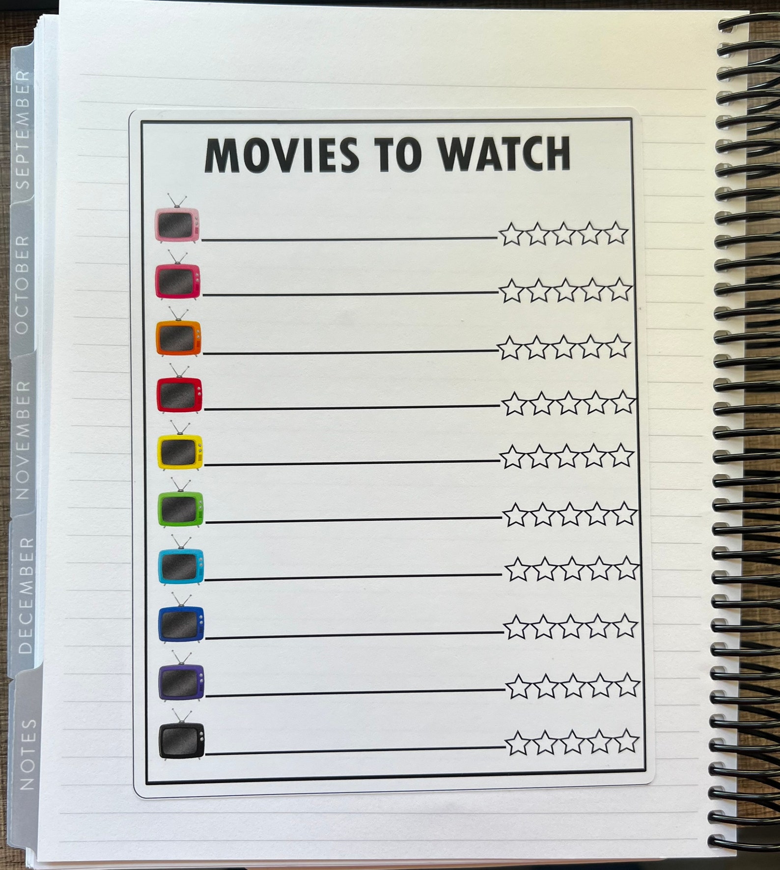 4044~~bucket List Tracker Planner Stickers. - Etsy