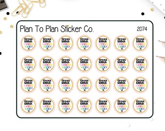 Needle and Thread Planner Stickers Printed Stickers - Etsy