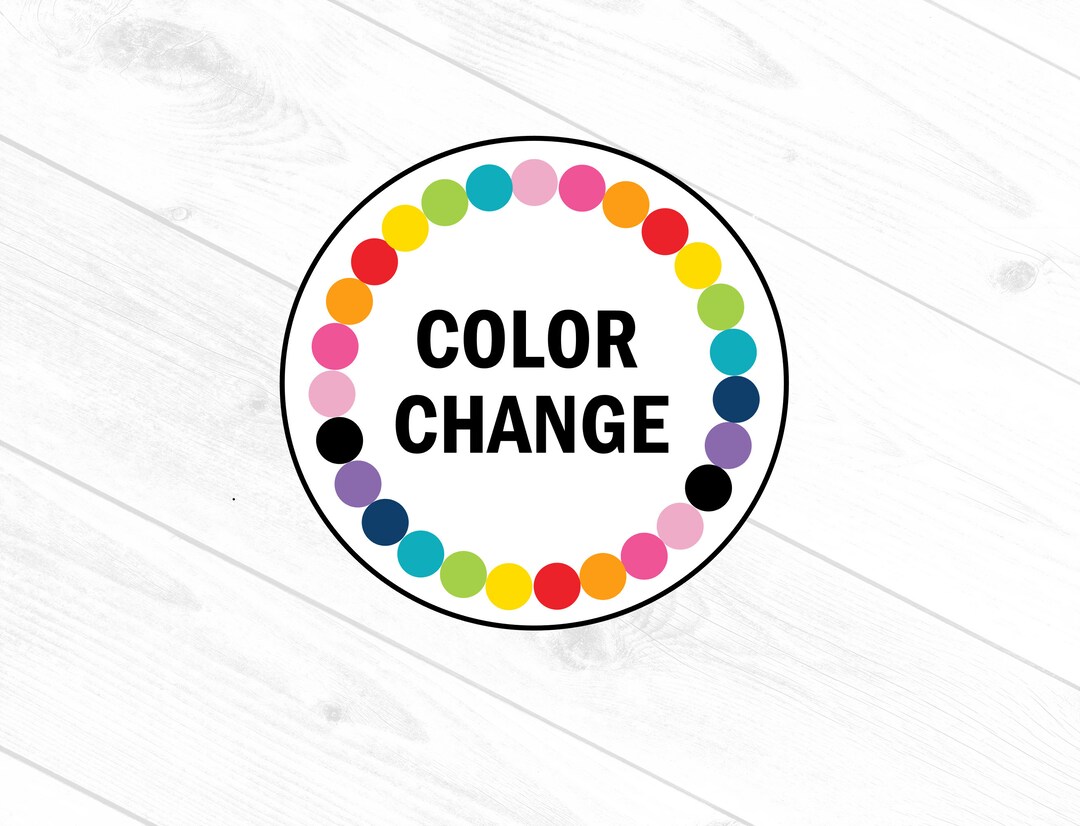 Custom Color Change - Etsy