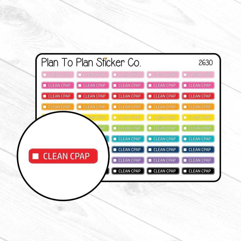 Hobonichi Cleaning Stickers - Etsy