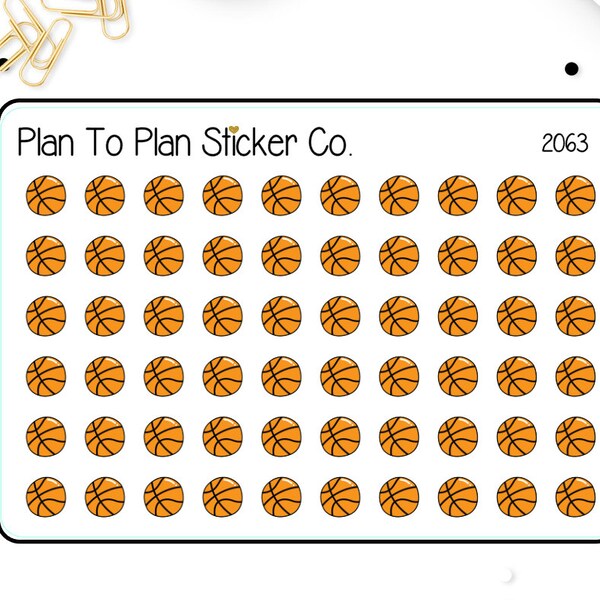 Basketball Stickers - Etsy